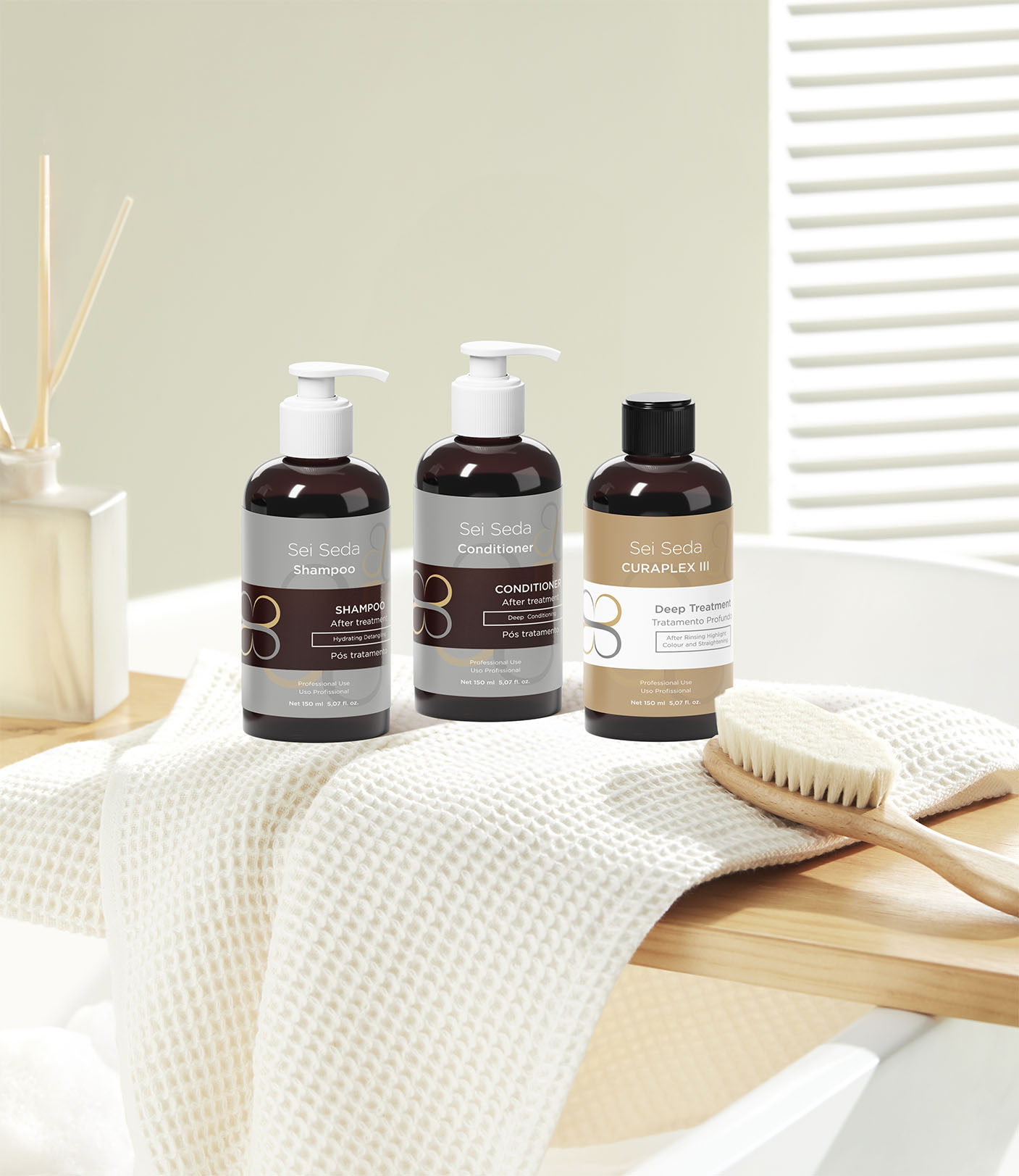 SEI SEDA HAIR STARTER KIT AT HOME